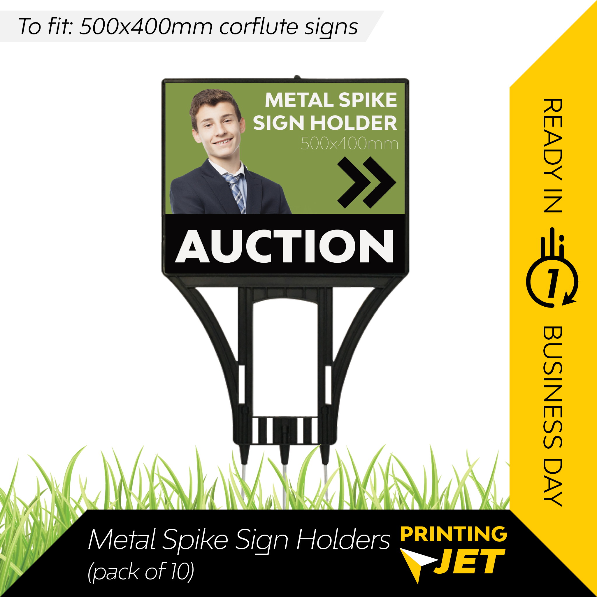 Lawn Spike Signs – Printing Jet